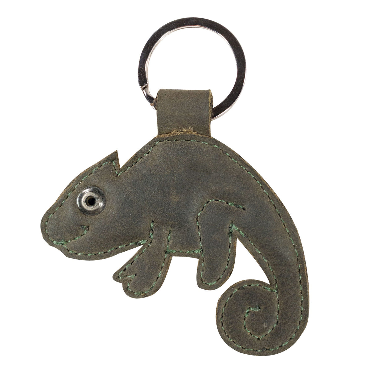 Chameleon Keychain — StockyardX, The Leather Store