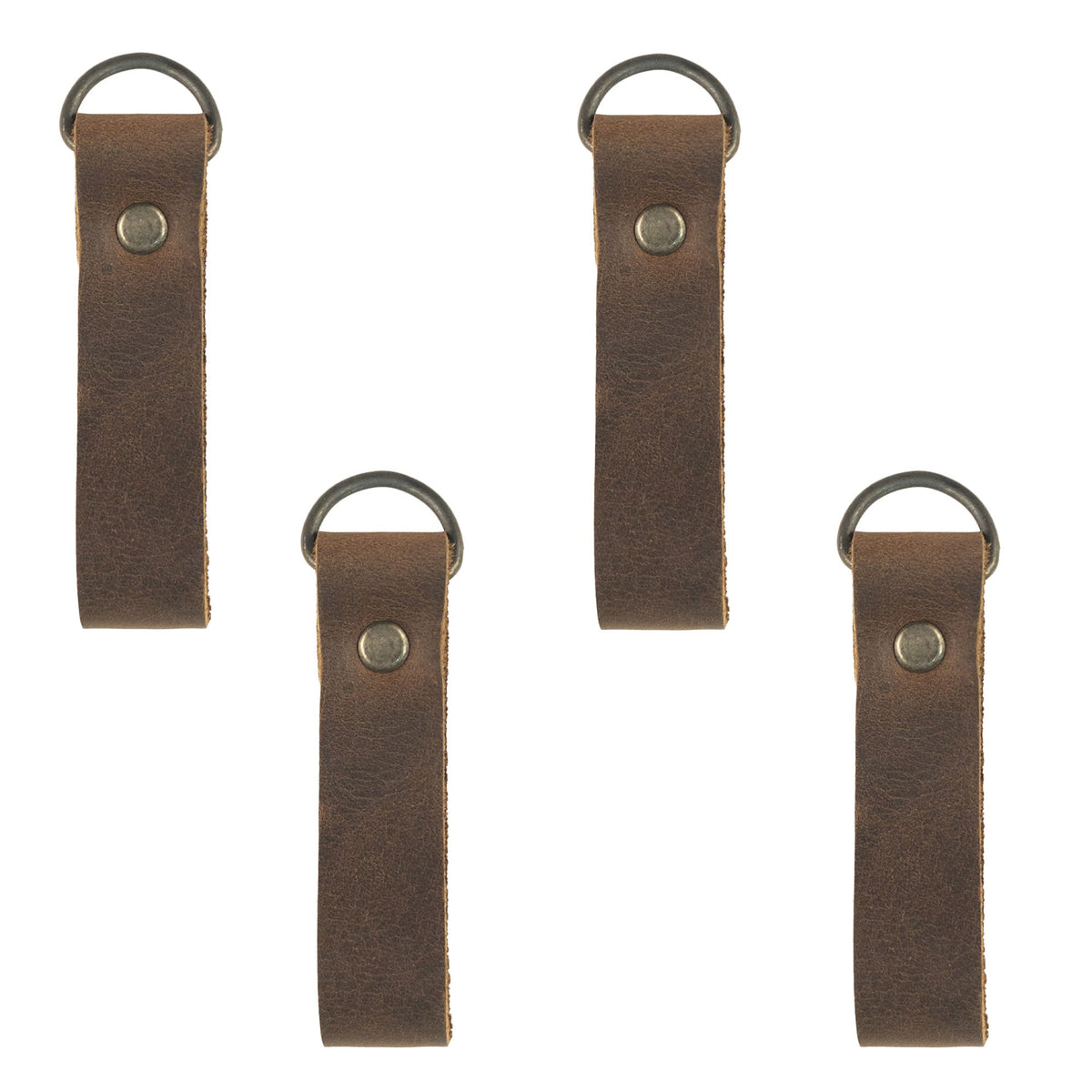 Set of 4 Riveted Suspender Loop Attachments — StockyardX, The Leather Store