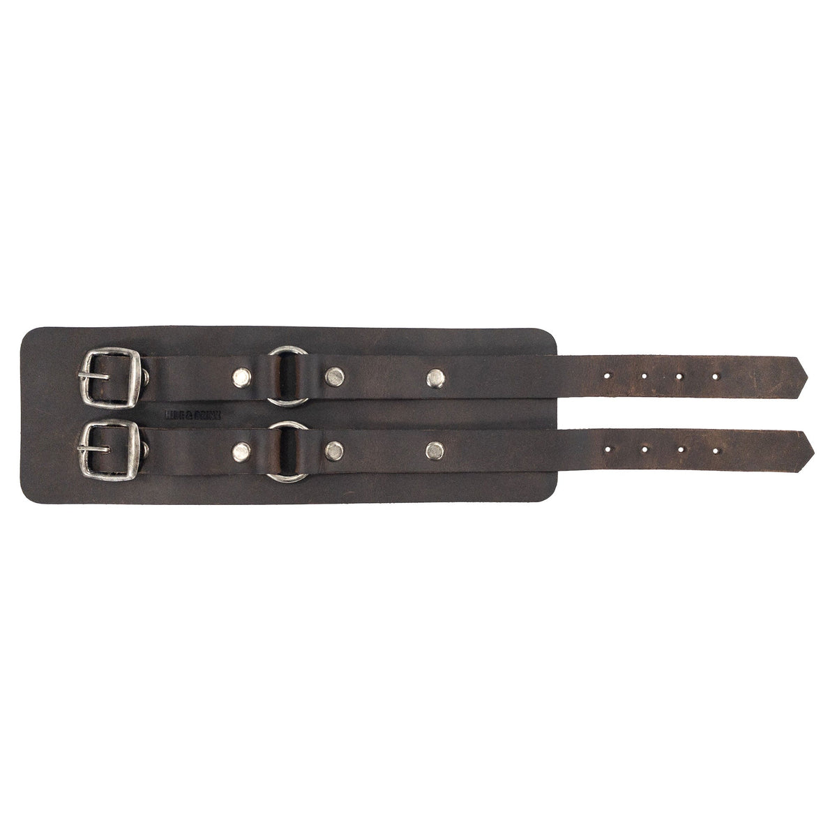 Adjustable 2 Ring Cuff — Stockyard X, The Leather Store