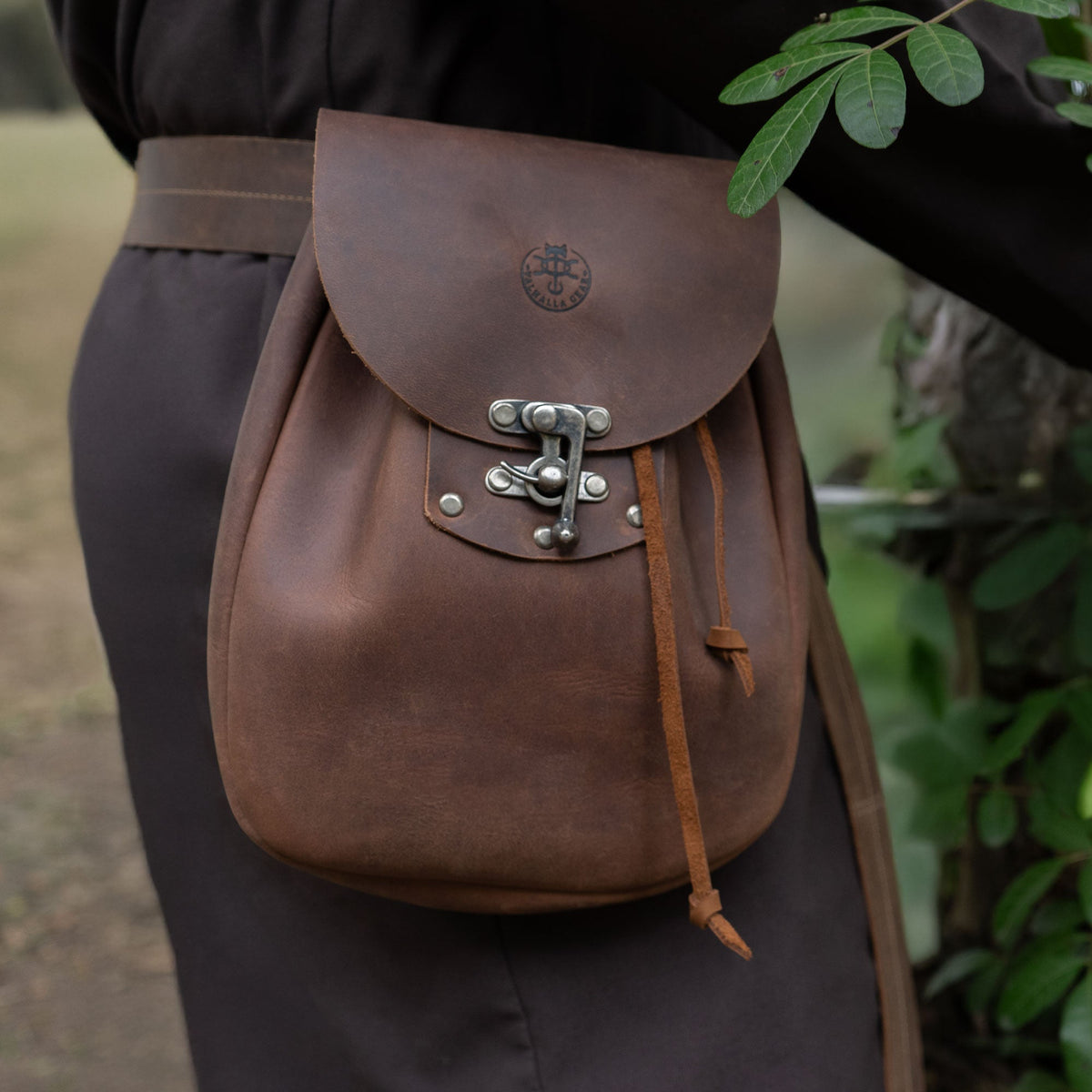 Leather Medieval Style Belt Bag – StockyardX, The Leather Store