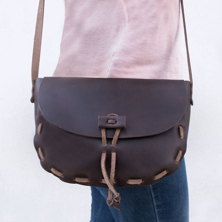 Medieval Style Shoulder Bag – StockyardX, The Leather Store