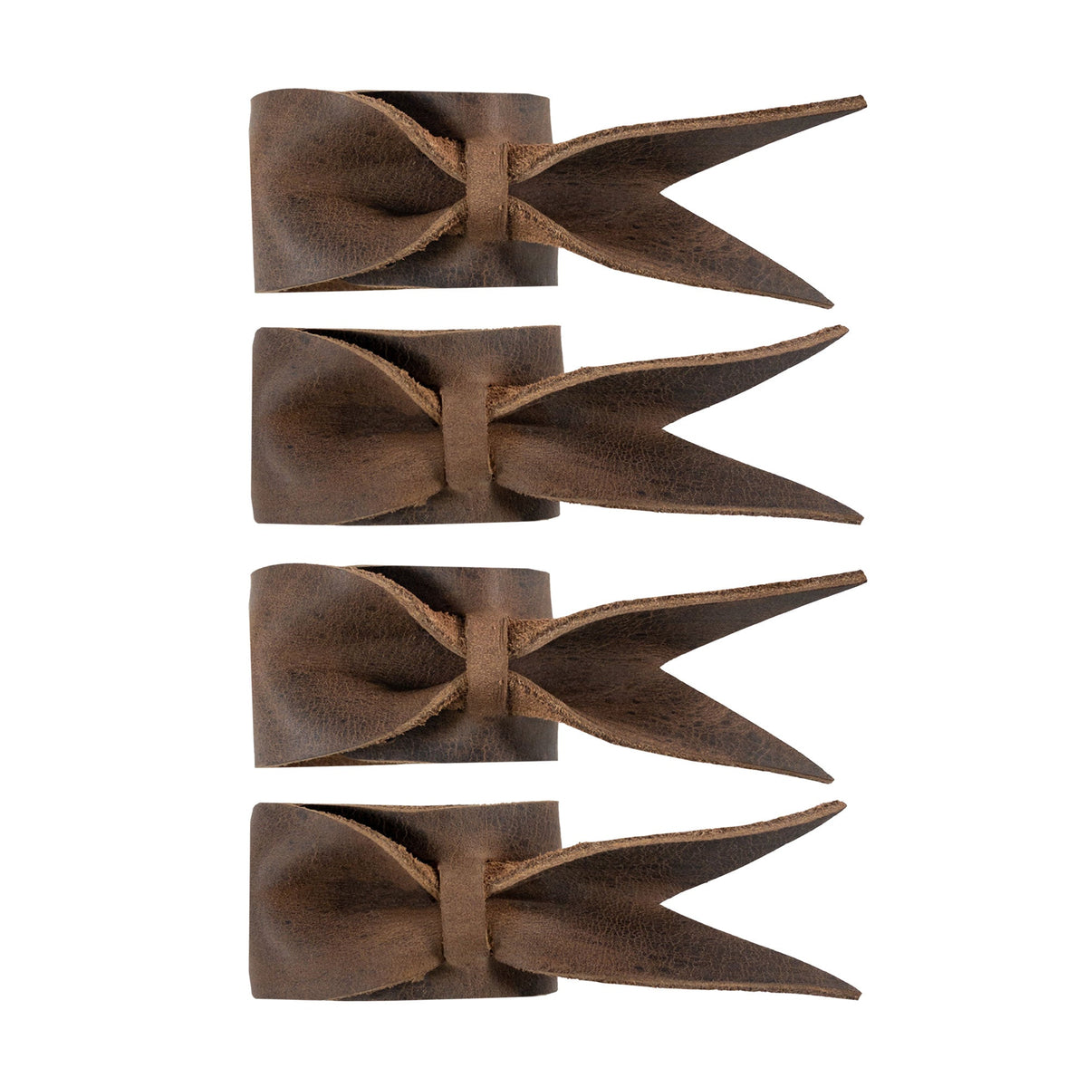 Set of 4 Napkin Rings for Weddings – StockyardX, The Leather Store