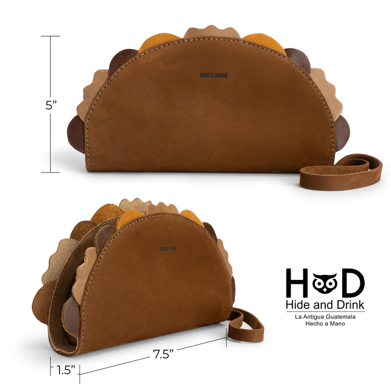 Handmade Leather Multipurpose Taco Wallet – StockyardX, The Leather Store