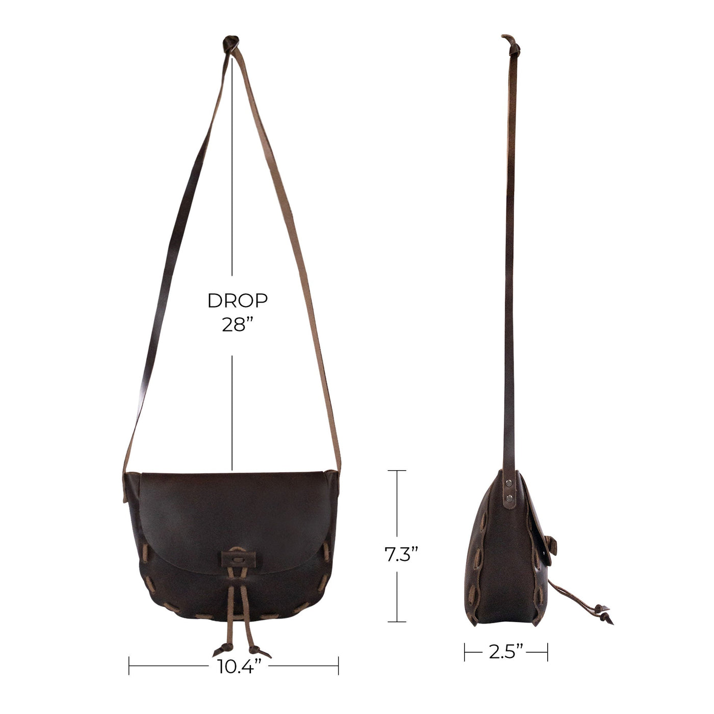 Medieval Style Shoulder Bag — Stockyard X, The Leather Store