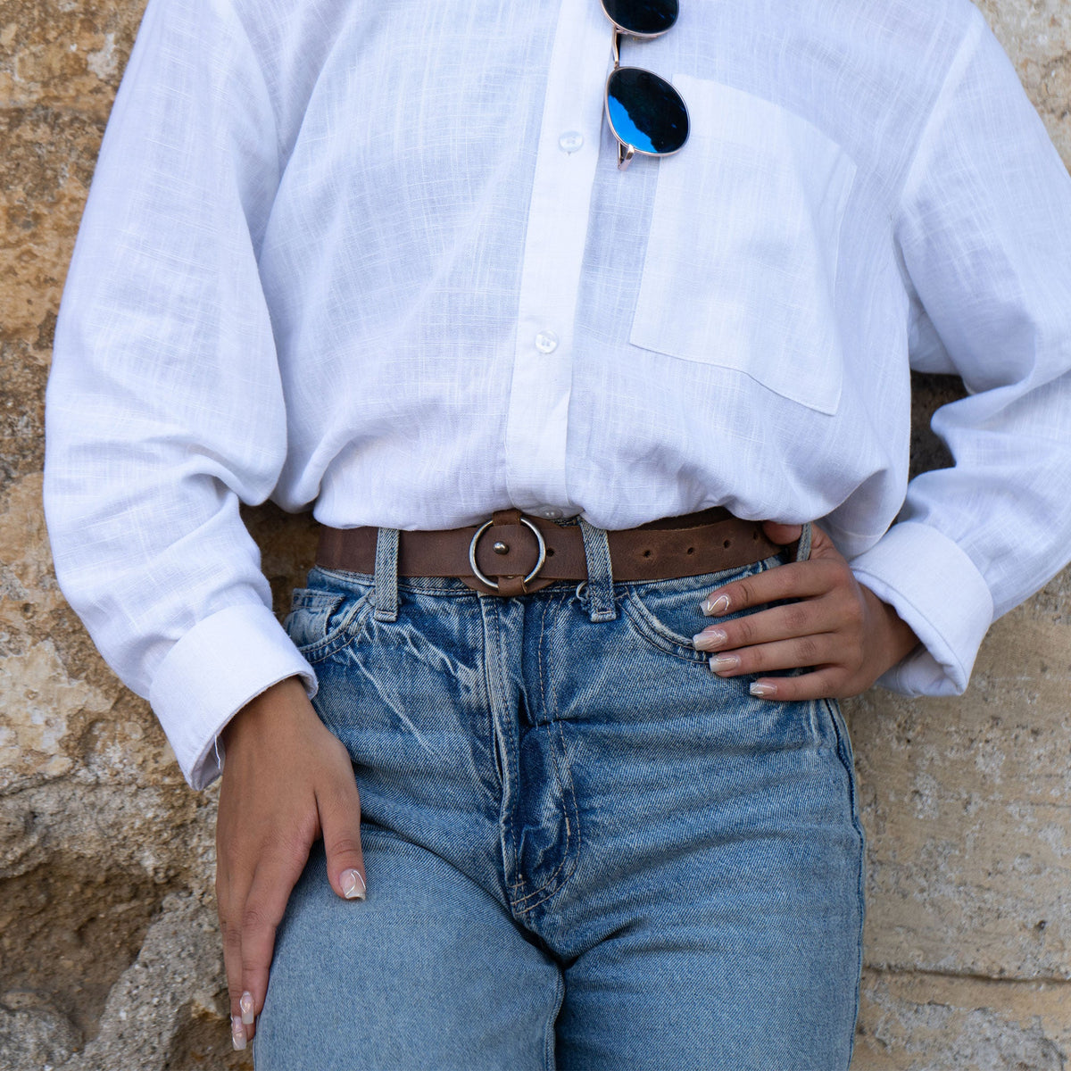 Belt for Women with Ring Closure – StockyardX, The Leather Store