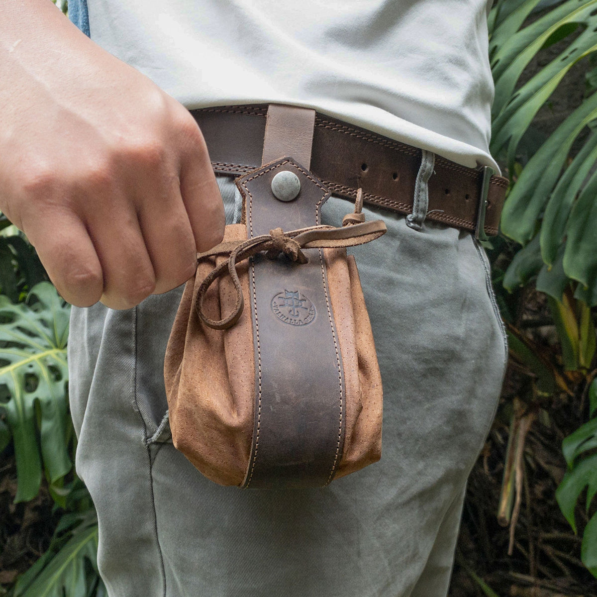 Medieval Drawstring Pouch – StockyardX, The Leather Store