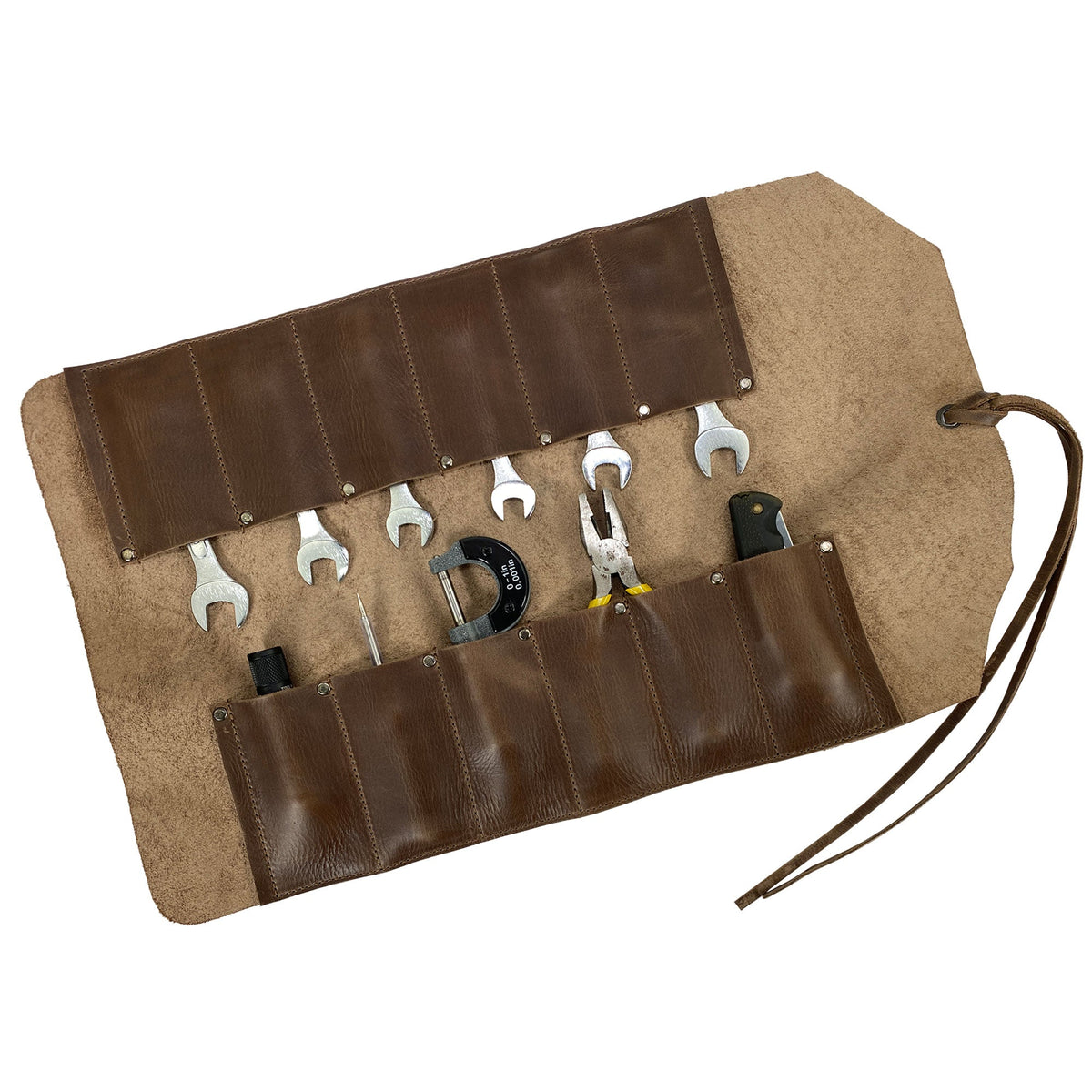 12 Pocket Tool Roll - Garage Toolshed Storage – StockyardX, The Leather ...