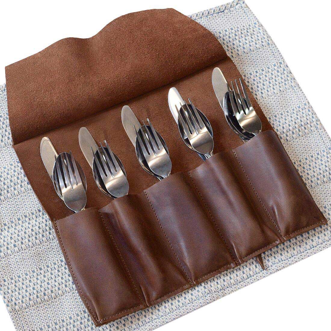 Cutlery Roll — Stockyard X, The Leather Store