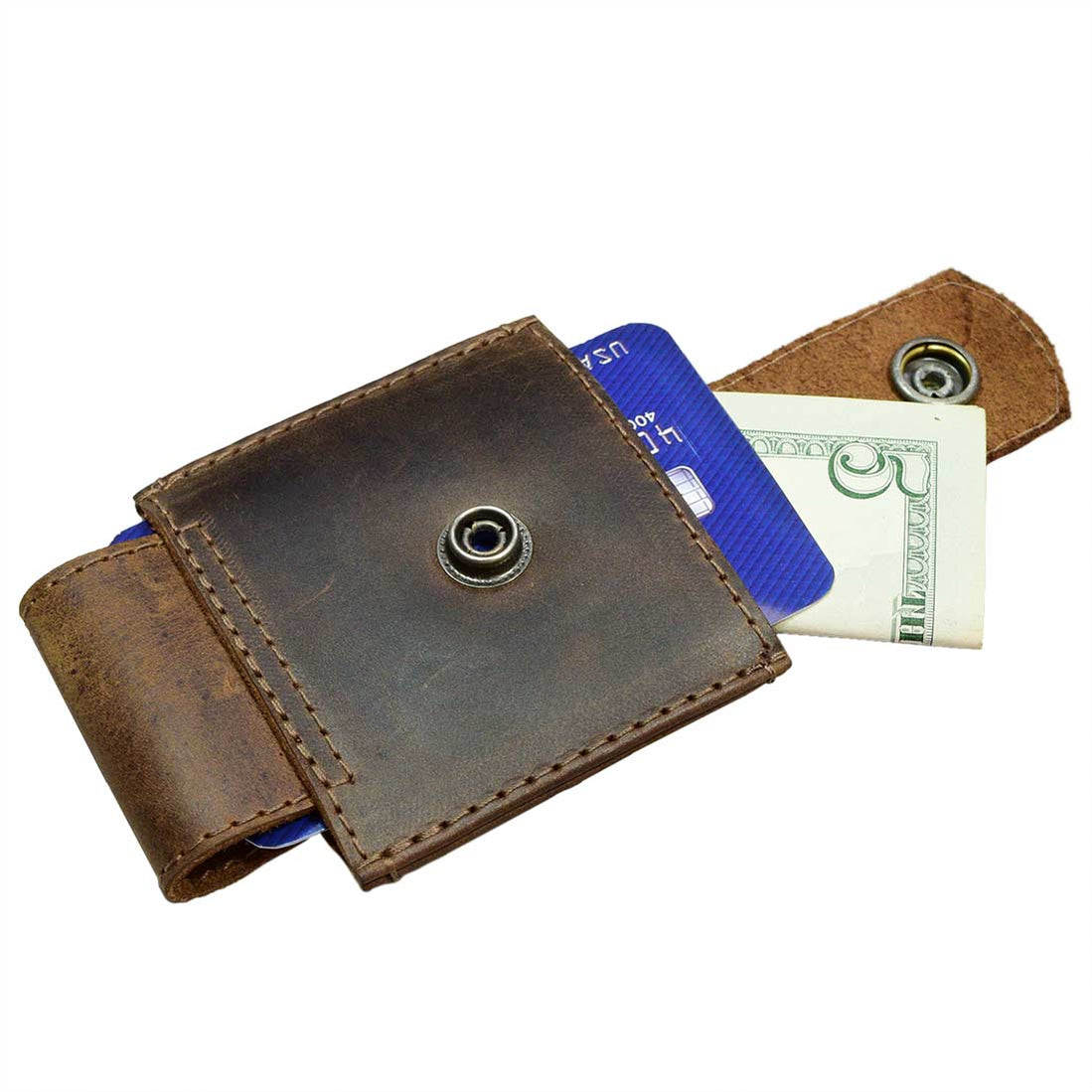 Sliding Card Holder — StockyardX, The Leather Store