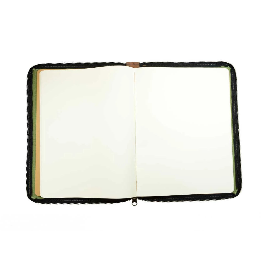 Waxed Canvas Zippered Journal Cover for Moleskine (Notebook NOT ...