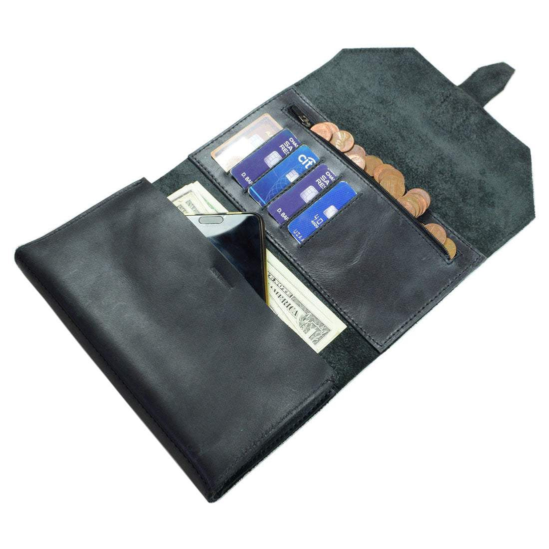 Rolled Up Phone Wallet — Stockyard X, The Leather Store