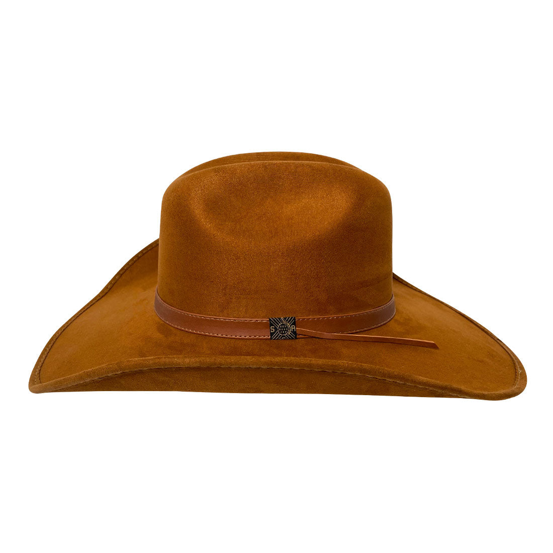 Wide Brim Cowboy Style Hat Handmade from 100% Oaxacan Suede - Old Toba ...