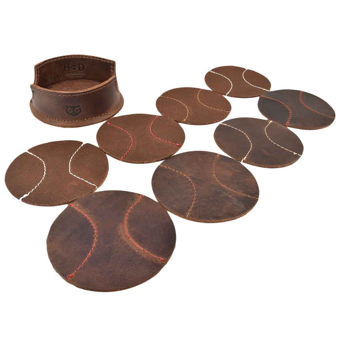 Baseball Coaster (8-Pack) – StockyardX, The Leather Store