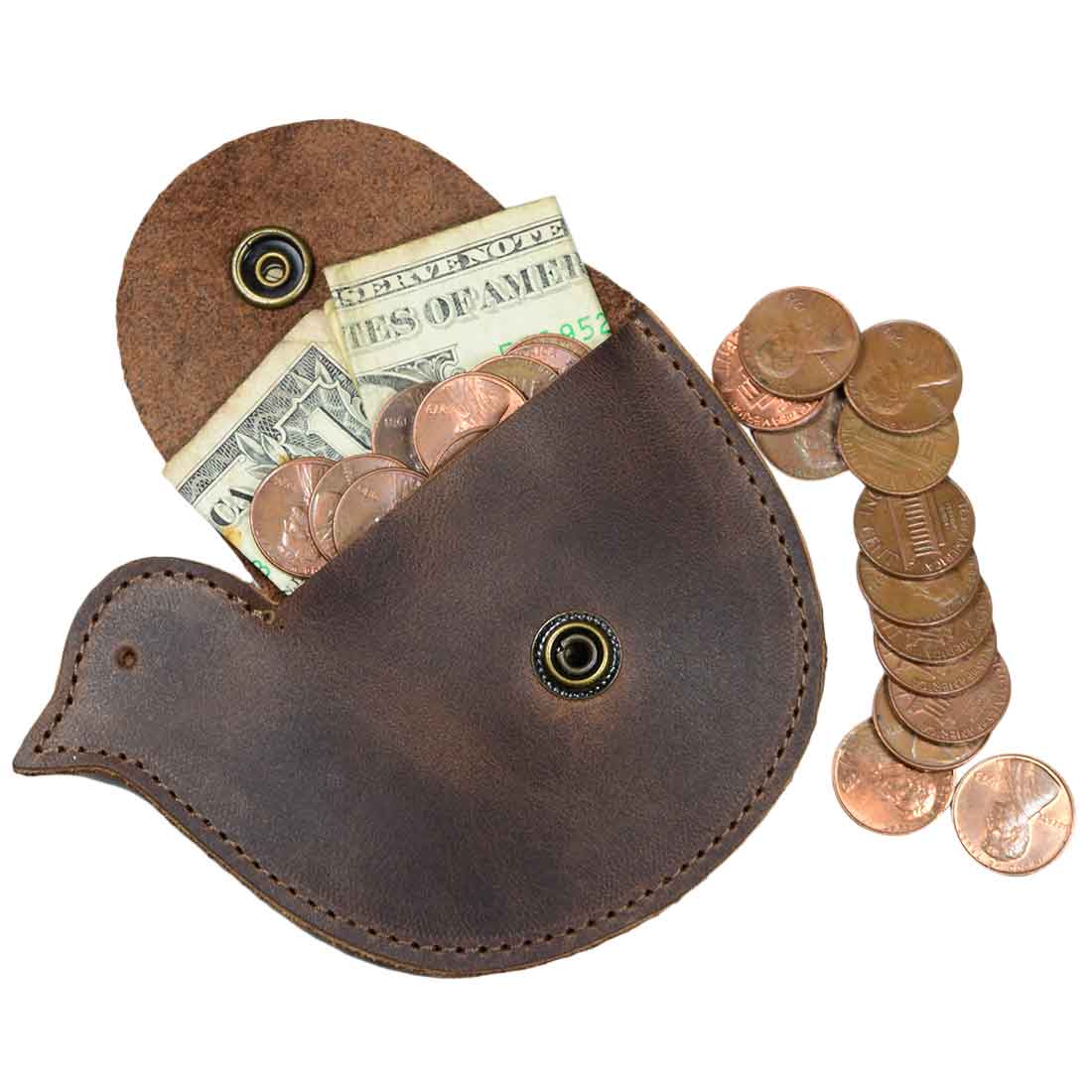 Pigeon Coin Pouch — StockyardX, The Leather Store