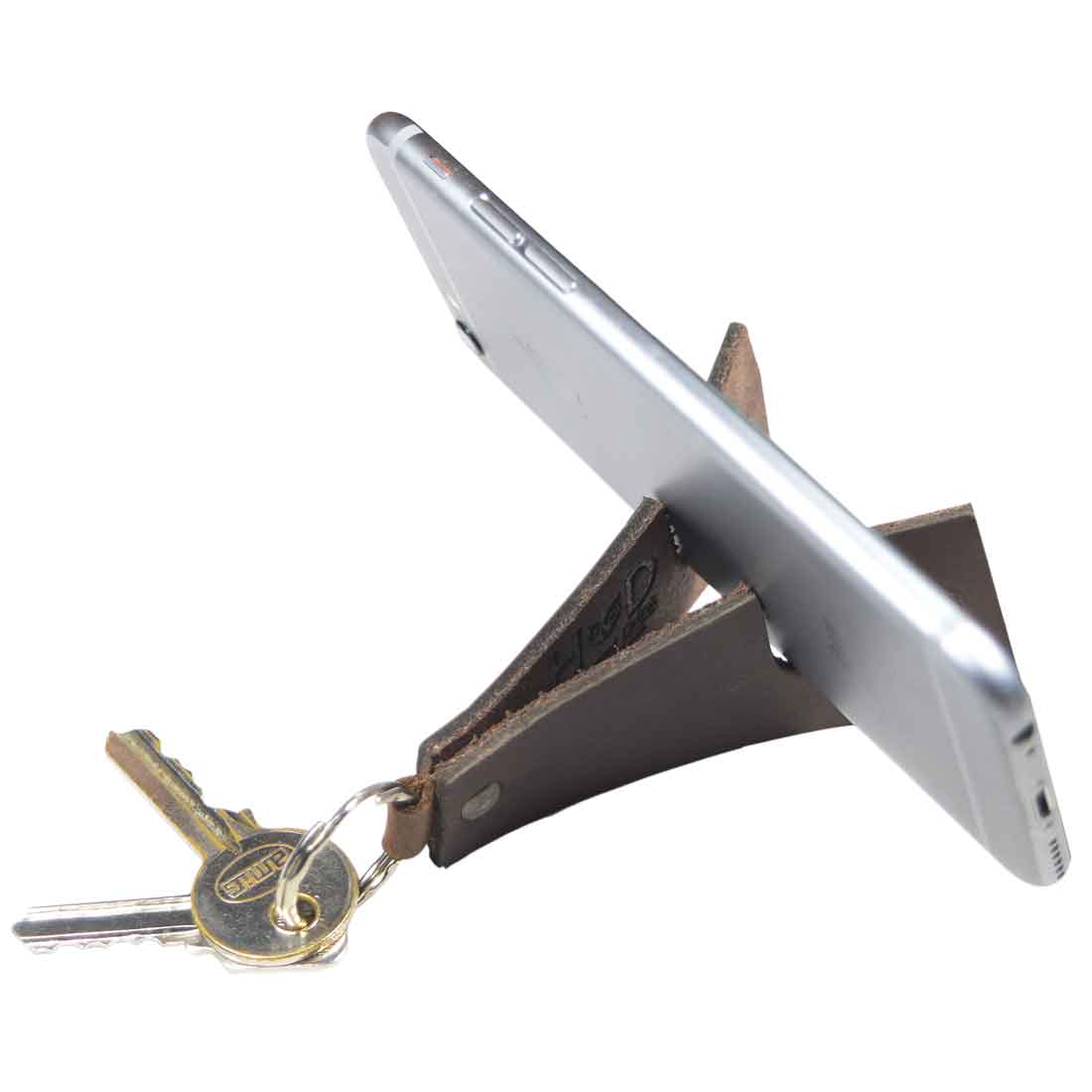 Phone Stand Keychain — Stockyard X, The Leather Store
