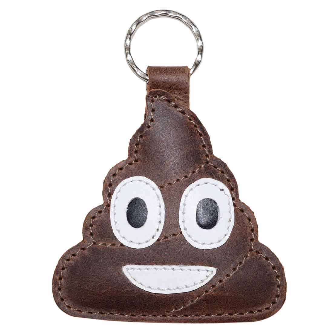 Poop Emoji Keychain — Stockyard X, The Leather Store