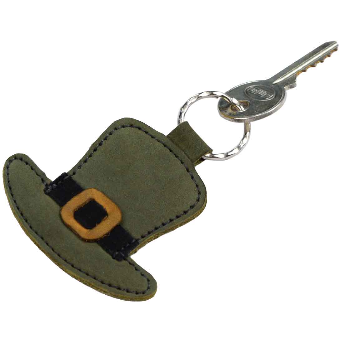 St. Patrick's - Hat Keychain – StockyardX, The Leather Store